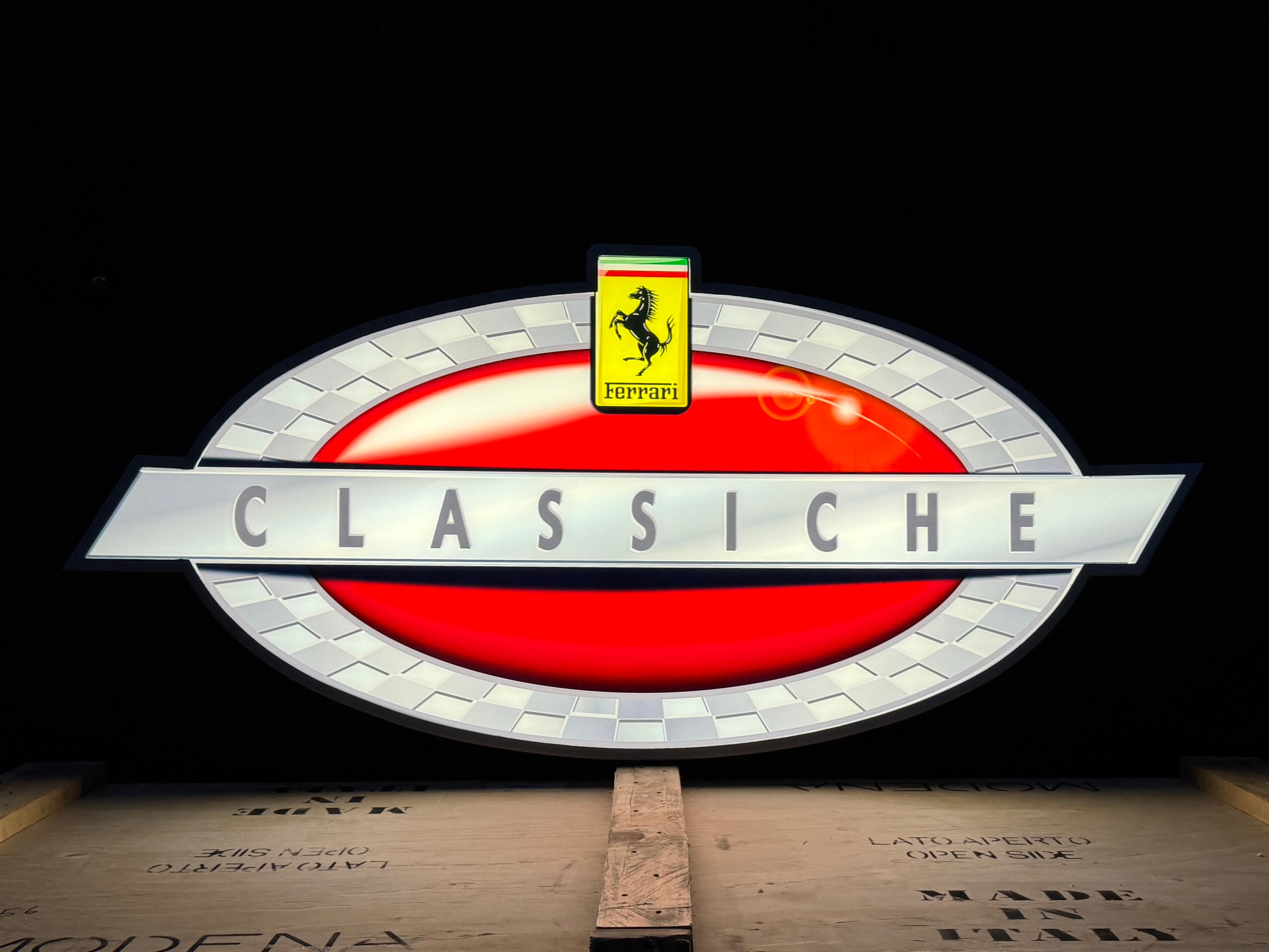 Ferrari Classiche Illuminated Logo Sign #D32 – Absolute Automobilia